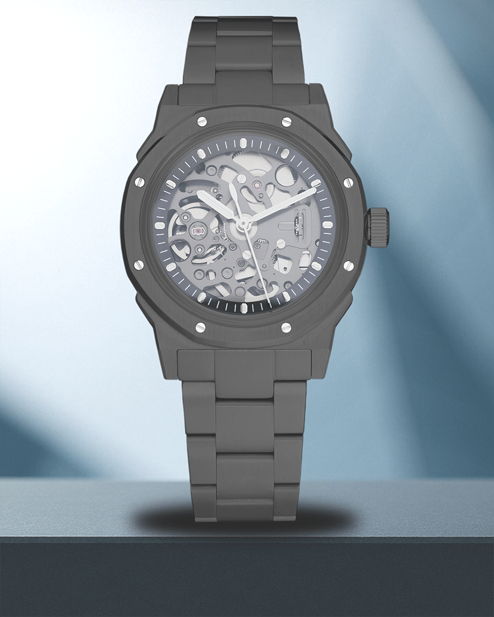 Gunmetal Seiko Mod Watch – NH72 Skeleton | Petrichor 37mm – Nomods