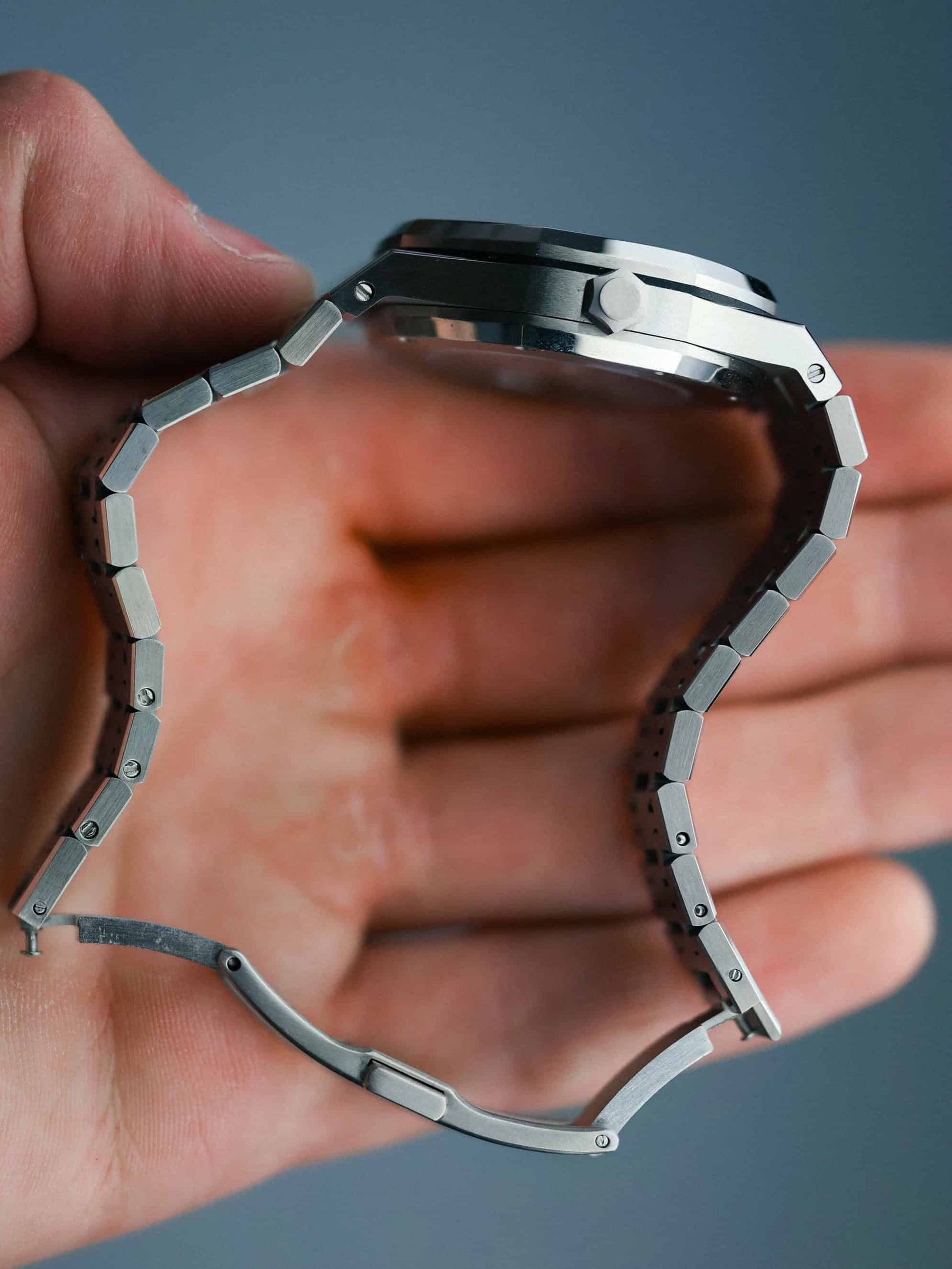 Seiko Royal Oak Mod Case – 37mm Silver for NH35 / NH72 – Nomods